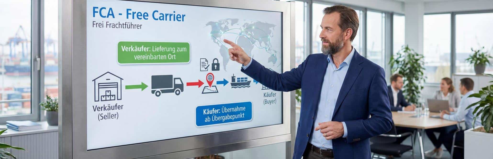 Incoterm FCA Bedeutung, Verantwortlichkeiten, Unterschiede